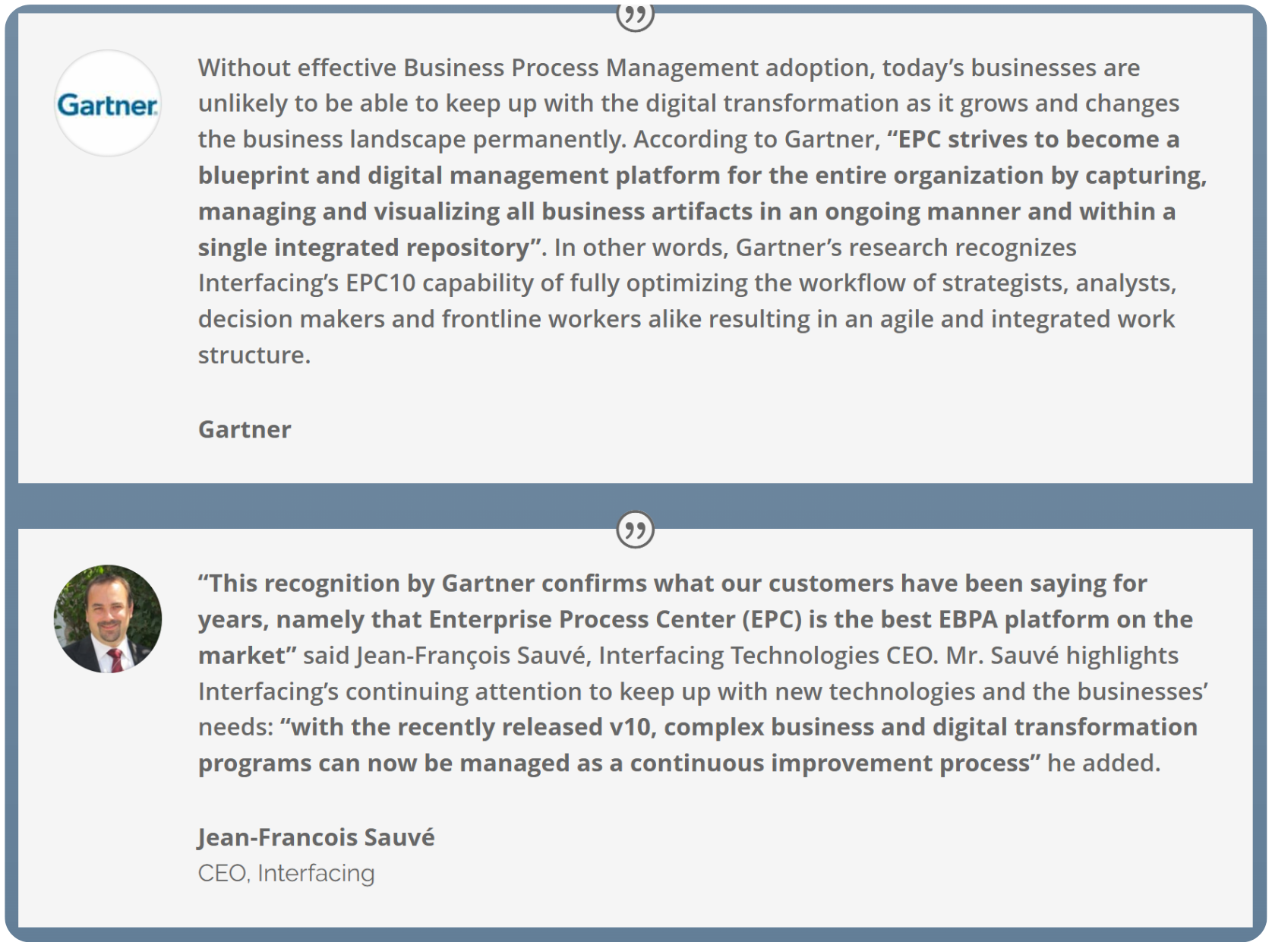 2017 Interfacing EPC recognized as a leading EBPA solution within ...